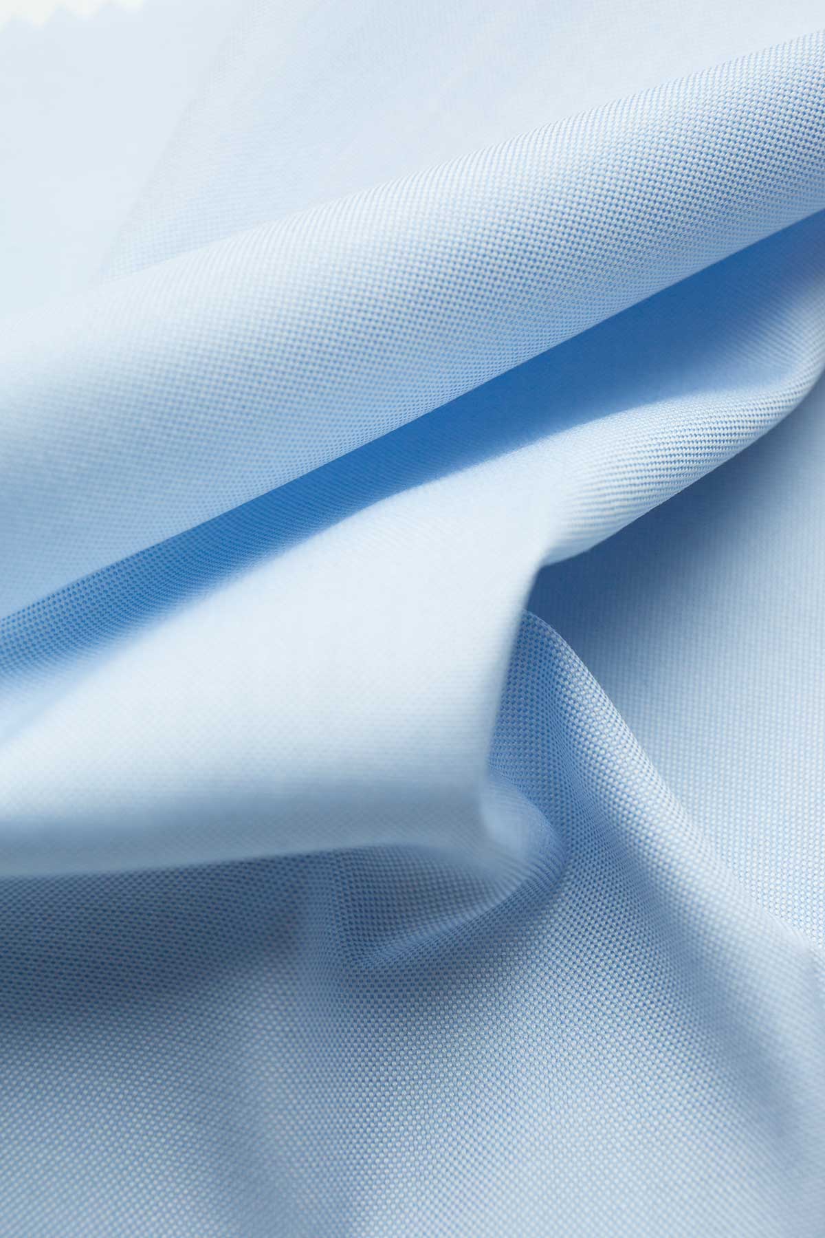Zeus 80's Light Blue Pinpoint Fabric by MILK Shirts